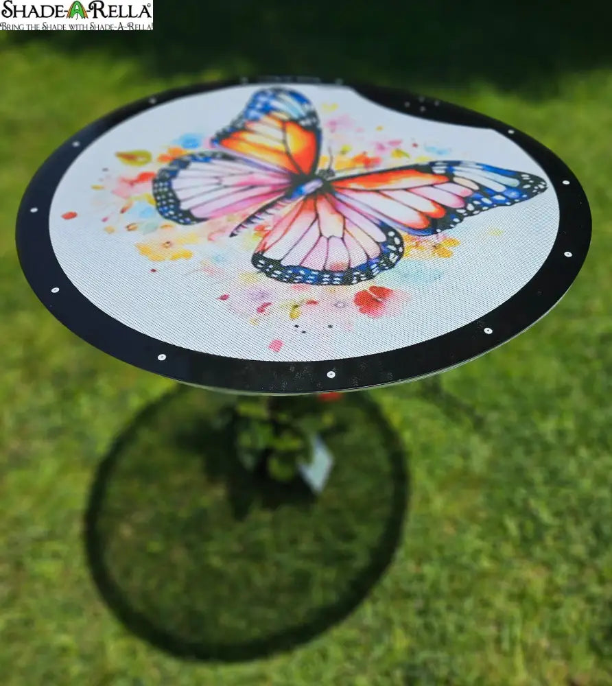 24" Butterfly Shade-A-Rella, plant shade, plant umbrella, 24"-40" tall
